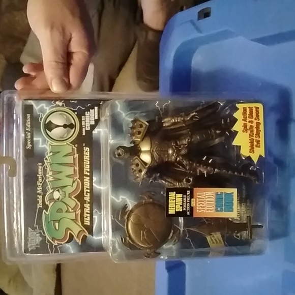 McFarlane Toys | Toys | Todd Mcfarlane Spawn Ultraaction Figure Gold ...